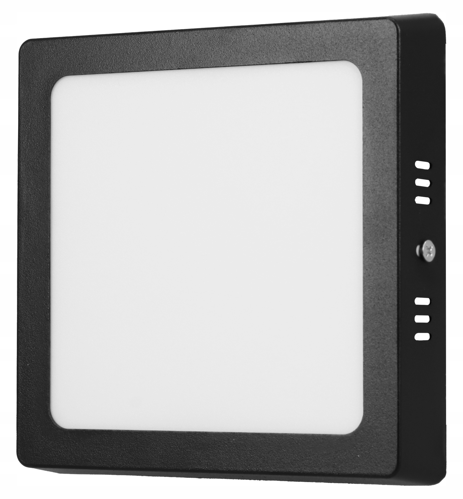 Surface mounted led panel 6W black square 4000K | LED Panels \ Surface ...